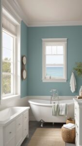 Nautical Charm: SW Lullaby SW 9136 Blue Paint Colors for a Coastal ...