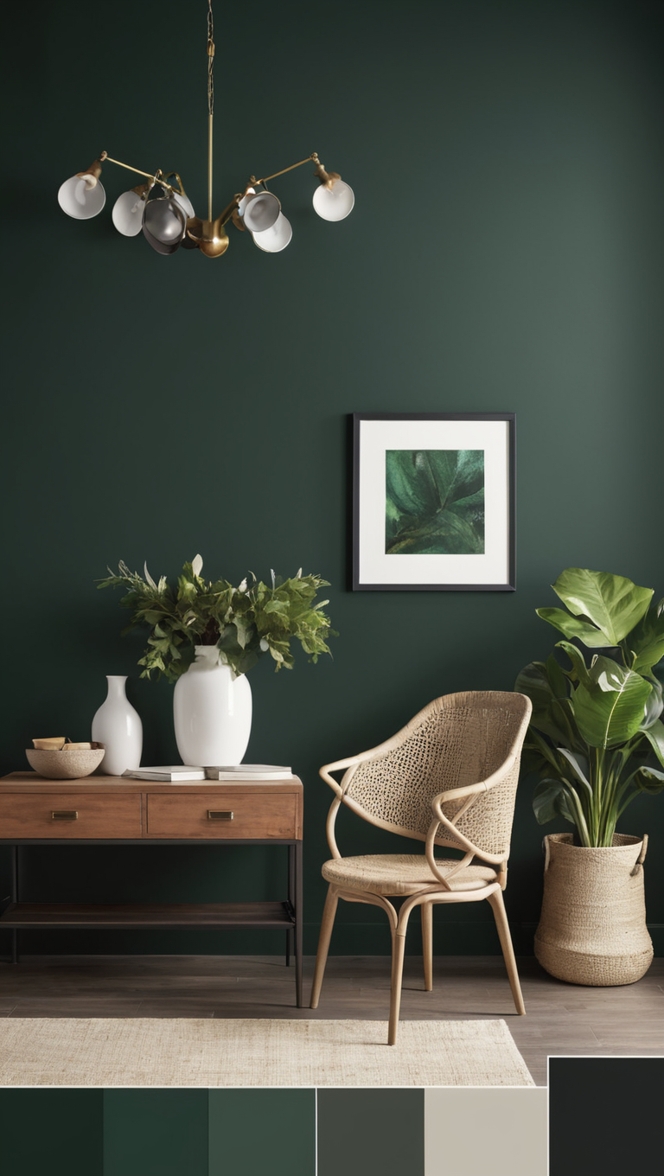 Dark Green 10 ideas: Top Paint Picks from sw , bm - upgradesign.blog