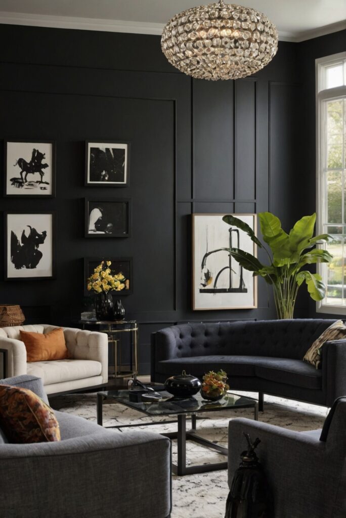 What are some tips for creating visual flow with wall colors in an open ...