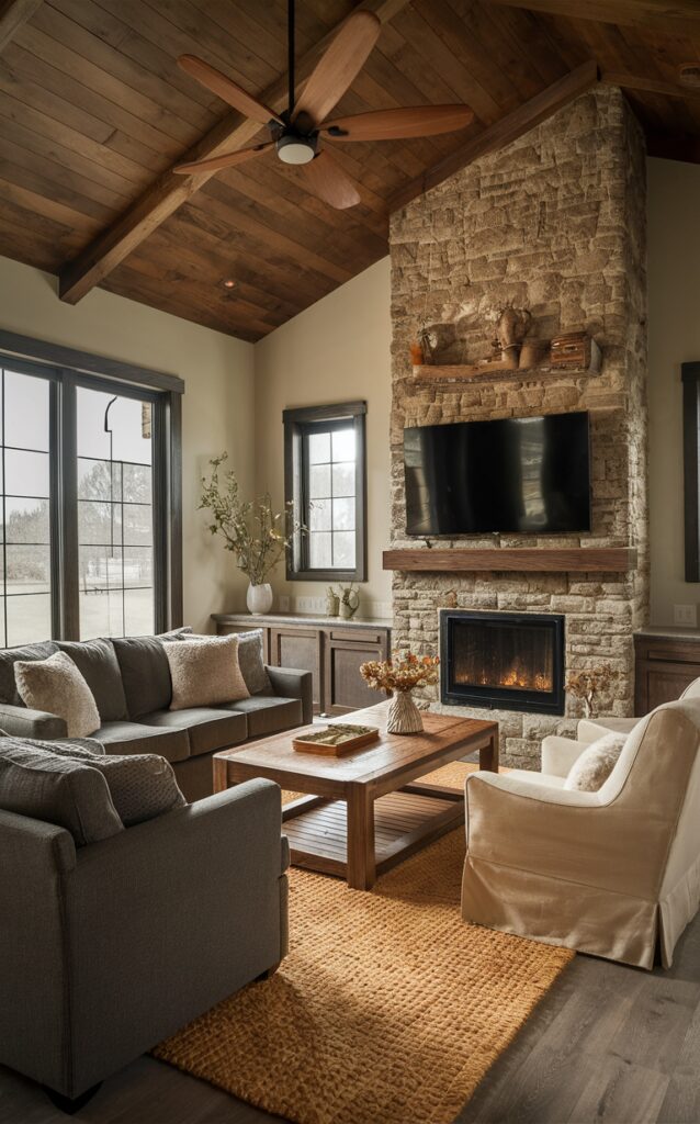 Stunning Rustic Living Room Ideas to Upgrade Your Space - upgradesign.blog
