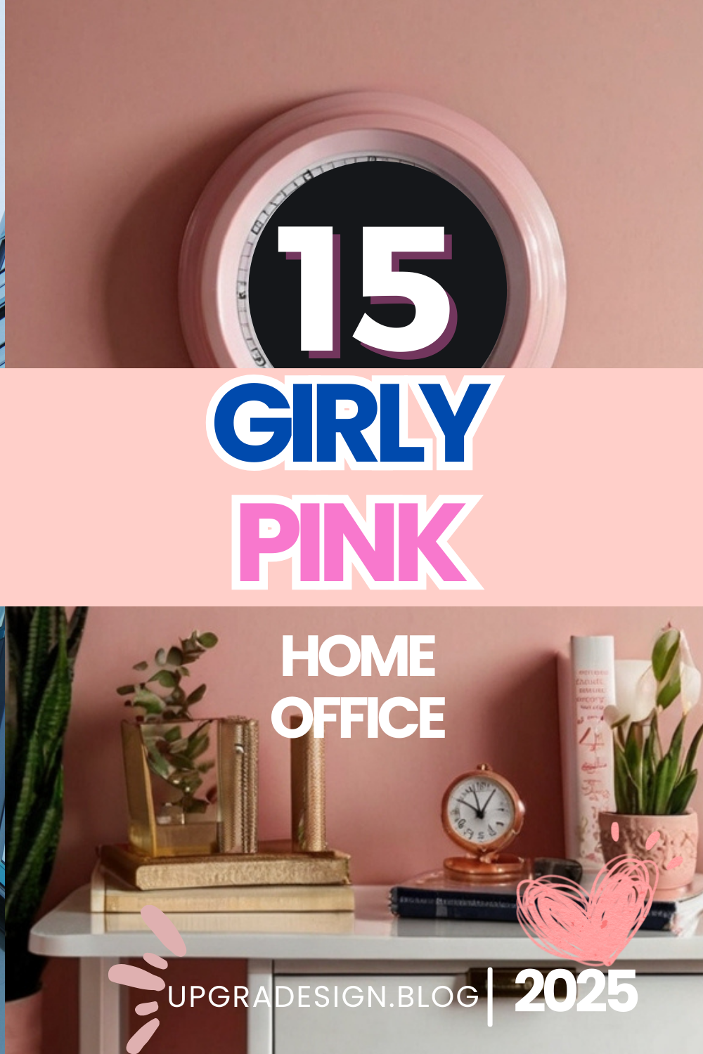 How to Decorate Pink Home Office Interior? 15 ideas - upgradesign.blog