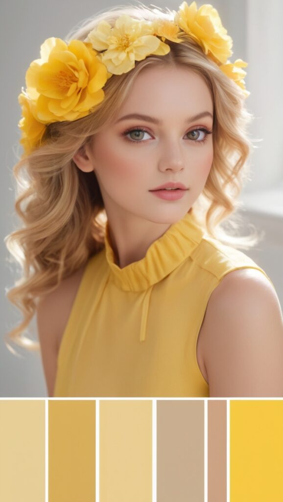 Can I create a stunning design using this yellow color palette ...