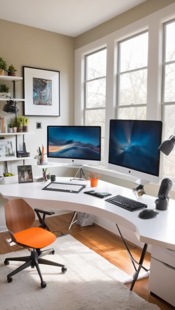 How can I optimize my home office with a double monitor setup ...