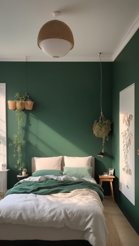 How can I achieve a cozy dark green bedroom aesthetic? ? - upgradesign.blog